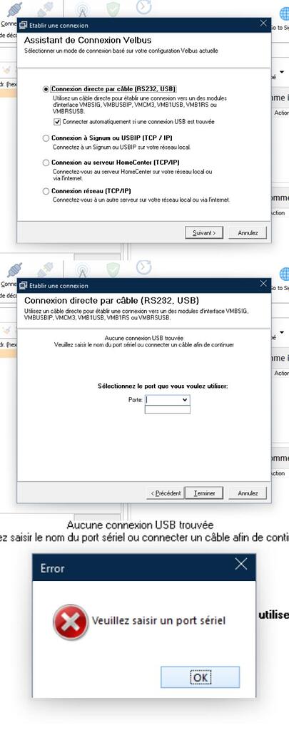 Problème detection USB - Français - Velbus Forum